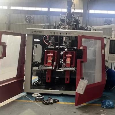 China 80mm High-Performance Screw Extrusion Blow Molding Machine with 150KN Clamping Force and Multi-Head Configuration for Plastic Bottle Manufacturing for sale