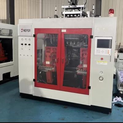 China Double Station Extrusion Molding Machine with 10L Max Product Volume and PLC Touch Screen Control for Large Scale Plastic Manufacturing for sale