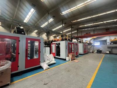 China MEPER 95FD Plastic Bottle Blow Molding Machine with Multi Layer Capability 40kg/h Output and Double Station Design for sale