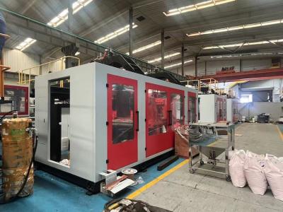 China PLC Touch Screen Plastic Bottle Blow Molding Machine with 40kg/h Output and Water Cooling System for sale
