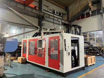 China PLC Touch Screen Extrusion Blow Molding Machine MP100FD 80mm Screw Multi Die Head HDPE PP Bottle for sale