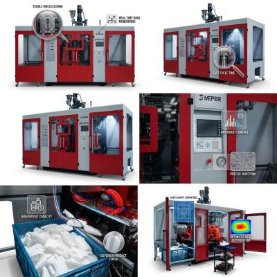 China Quick Mold Change Extrusion Blow Molding Machine 100mm MP100FD for sale