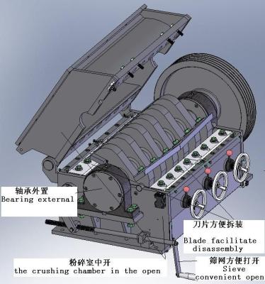 China Sound Proof Low Speed Crusher Granulator for sale