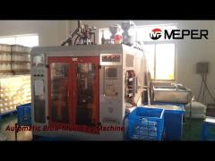 Máquina de moldeo por soplado hidráulico automático de una sola estación