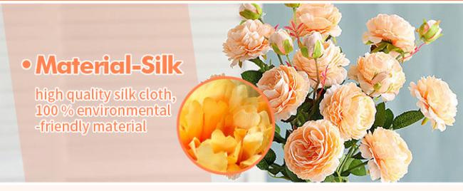 Contesto pieghevole artificiale 1 della decorazione di Garland Silk Rose Vine Wall dei fiori