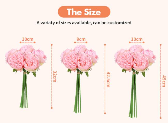 Artificial Bendable Flowers Garland Silk Rose Vine Wall Decoration Backdrop 3