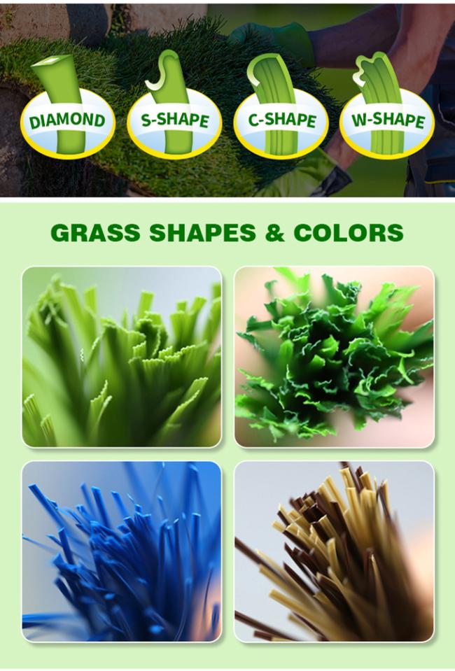 Artificial Synthetic Floor Grass and Turf for Stairway Decoration 3