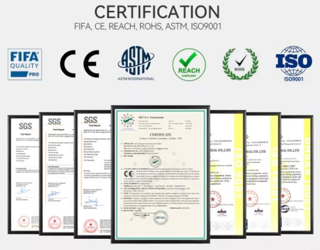 Спорт футбола футбольного поля ФИФА стандартные Infill справляясь искусственная трава 0