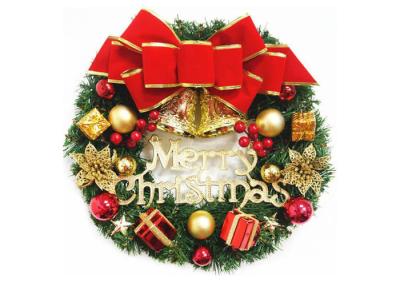 China Milieuvriendelijke Kerstmiskroon van Lit van pvc Kunstmatige Pre voor Vakantiedecoratie Te koop