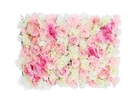 China Silk Plastic Silk Flower Wall Decor Artificial Flower Backdrop OEM ODM for sale