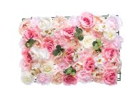 China Silk Plastic Silk Flower Wall Decor Artificial Flower Backdrop OEM ODM for sale