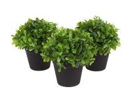 China Plastic PE Small Artificial Potted Greenery Support OEM ODM for sale