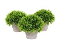China Plastic PE Small Artificial Potted Greenery Support OEM ODM for sale