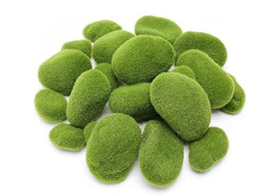 China 20pcs decoratieve Simulatie Moss Rock Stone Landscaping 3x5cm 5x6cm 7x8cm Te koop