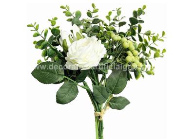 Cina L'eucalyptus lascia i fiori di seta artificiali si ramifica 100% fatto a mano in vendita