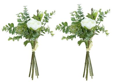 Cina L'eucalyptus lascia i fiori di seta artificiali si ramifica 100% fatto a mano in vendita