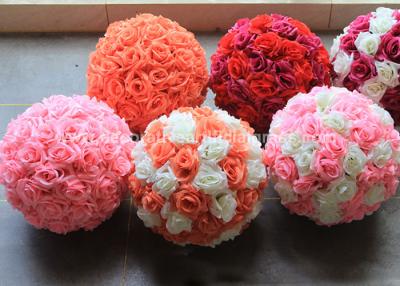 Cina Palla di seta 30cm del fiore artificiale delle decorazioni dei centri di natale 40cm 60cm in vendita