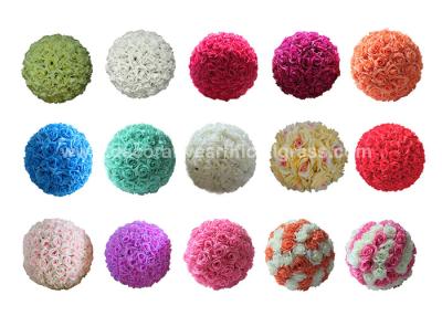 Cina Palla di seta 30cm del fiore artificiale delle decorazioni dei centri di natale 40cm 60cm in vendita