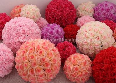 Cina Fiori bacianti artificiali di plastica di seta della palla che appendono le palle floreali 19