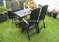 China 30*30cm Interlocking Artificial Grass Floor Tiles With PP Base for sale