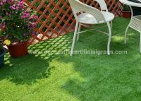 China 30*30cm Interlocking Artificial Grass Floor Tiles With PP Base for sale