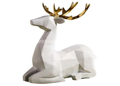 China Vista - o ODM Tabletop resistente do OEM das estatuetas dos cervos da resina dos ornamento à venda