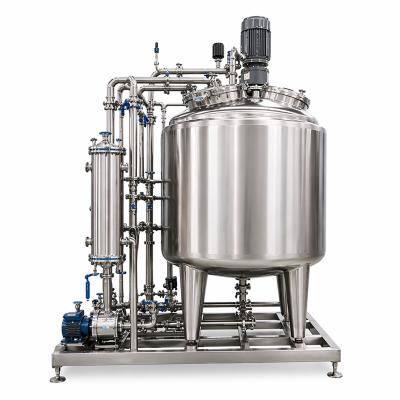 China GMP Solution Preparation System 1000L with SS316L Mixing Tank (Automatic PLC Control, CIP Ready) for sale