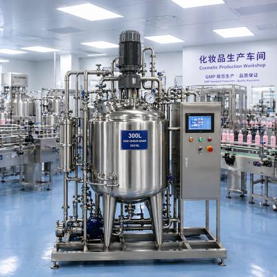 China Pharma Liquid Mixing System 300L with SS316L Tank (High Shear Mixer, GMP Compliance) for sale