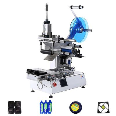 Cina Semi-automatic FINECO Food Plastic Cover Flat Surface Well Cambered Labeling Machine in vendita