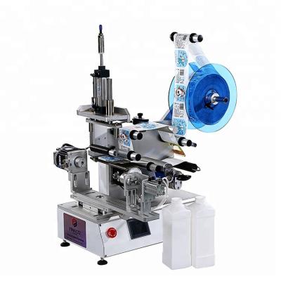 Cina FK616 semi-automatic food retail price manul can cone square round labeler oval diy sticker flats bottle labeling machine in vendita