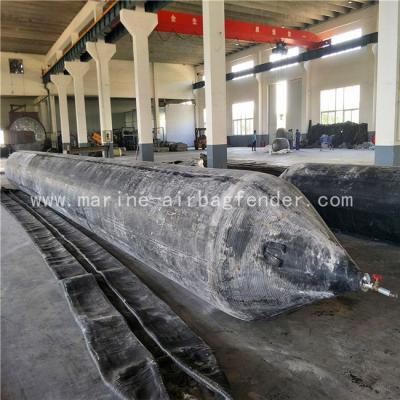 China 1.5m X 15m Barge Ship Launching Marine Airbags High Pressure for sale