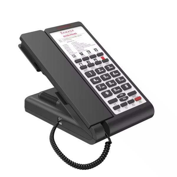 Quality Luxury hotel phone with 8 service keys, voice message in high quality for sale