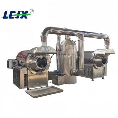 China Automatic Perilla Seed Roaster Machine Electric Induction Flax Seed Sesame Nuts Roaster for sale