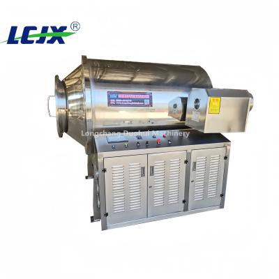 China Commercial Rotary Drum Powder Stir Frying Machine Electromagnetic Roasting Equipment for sale