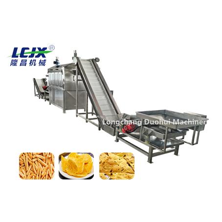 Quality Touch Screen Puff Roasting Production Line Temperature Controlled Fully Automatic for sale