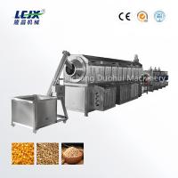 Quality Industrial Continuous Rotary Drum Rice Grain Roasting Line Large Output Machine for sale