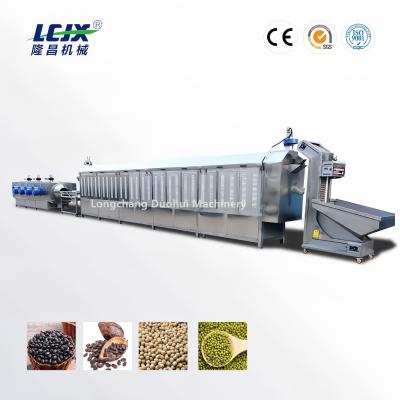 China Steel Constructed Seeds Roasting Machine Fully Automatic Food Grade Drum Roaster for sale