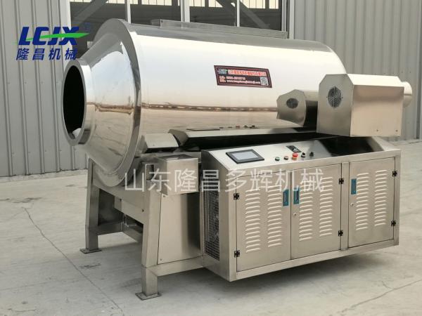 Quality Electromagnetic Roller Sesame Roasting Machine High Efficiency Sesame Seed Roaster for sale