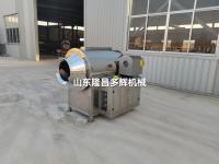 Quality Food Factory Seeds Roasting Machine SS 304 Electromagnetic Rotary Drum Roaster for sale