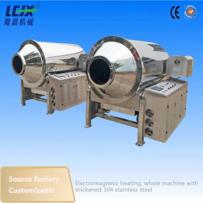 China Commercial Drum Type Puffed Shrimp Chips Roasting Processing Machine Puffed Snack Roasting Machine for sale