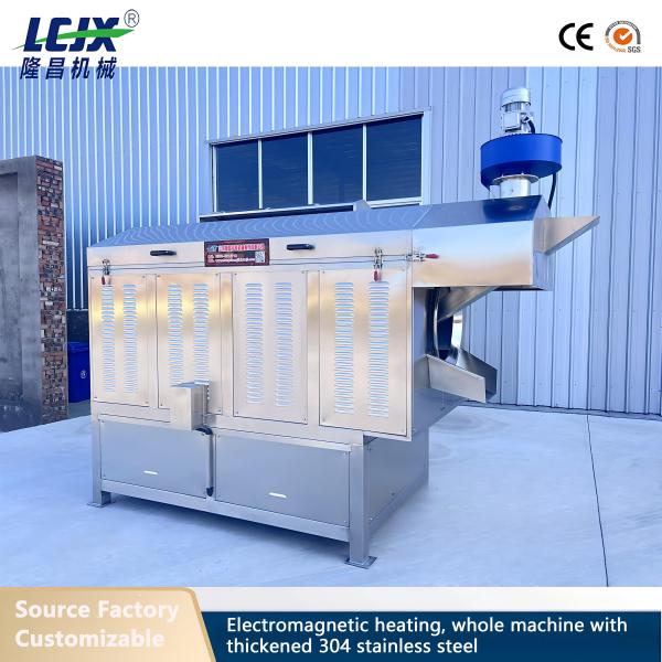 Quality Stainless Steel Barley Wheat Buckwheat Rice Corn Roasting Machine Commercial Grain Roaster for sale