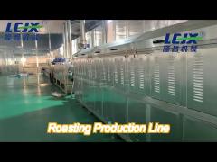 custom capacity auto food roasting line for seasonings chili pepper sichuan pepper