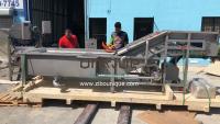 China Vegetable Washing Machine for Fruit and Vegetable Chilli Bubble Flood Processing Line for sale