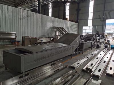 Cina 1.5kw apparecchiatura di sbiancamento di verdure per piante di piantagione e noci di cocco tensione personalizzata in vendita