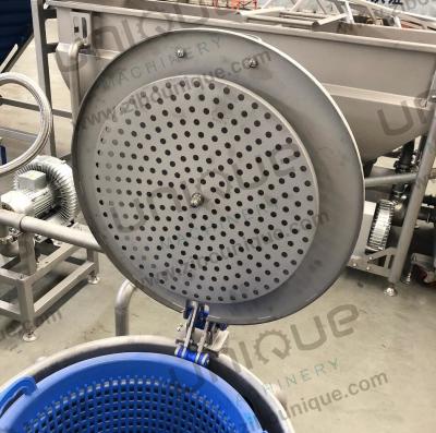 China 260 KG Home Type Fruit Vegetable Washing Machine with Bubble Washer 1800*1350*940 mm for sale