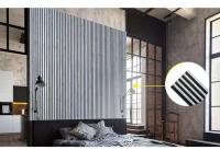 China Hotel Polystyrene Wall Cladding Panel 120x70mm 2.9m Length Interior Wall Decoration for sale