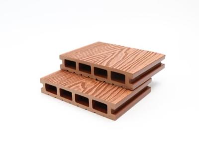 China 140x25mm Composite Deck Boards Wood Plastic Composite Decking For Garden for sale