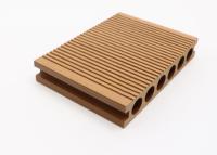 China Interlock WPC Composite Decking Tiles 40-200mm x 10-60mm with 3D Embossing Surface for Outdoor Flooring for sale