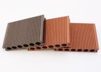 China Interlock WPC Composite Decking Tiles 40-200mm x 10-60mm with 3D Embossing Surface for Outdoor Flooring for sale