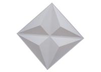China 3D PVC Wall Panel Geometric Decorative 500×500mm & 300×300mm Sizes - Waterproof Fire-Resistant for sale